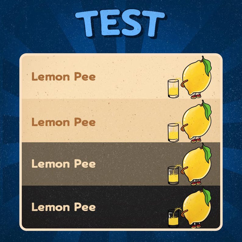 Kawaii Lemon Pee Animated Twitch Emote: Funny Stream Reaction (GIF ...