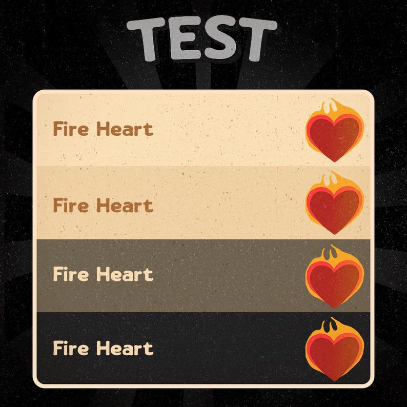 Kawaii Fire Heart Animated Emote for Twitch and Discord, Burning Love ...