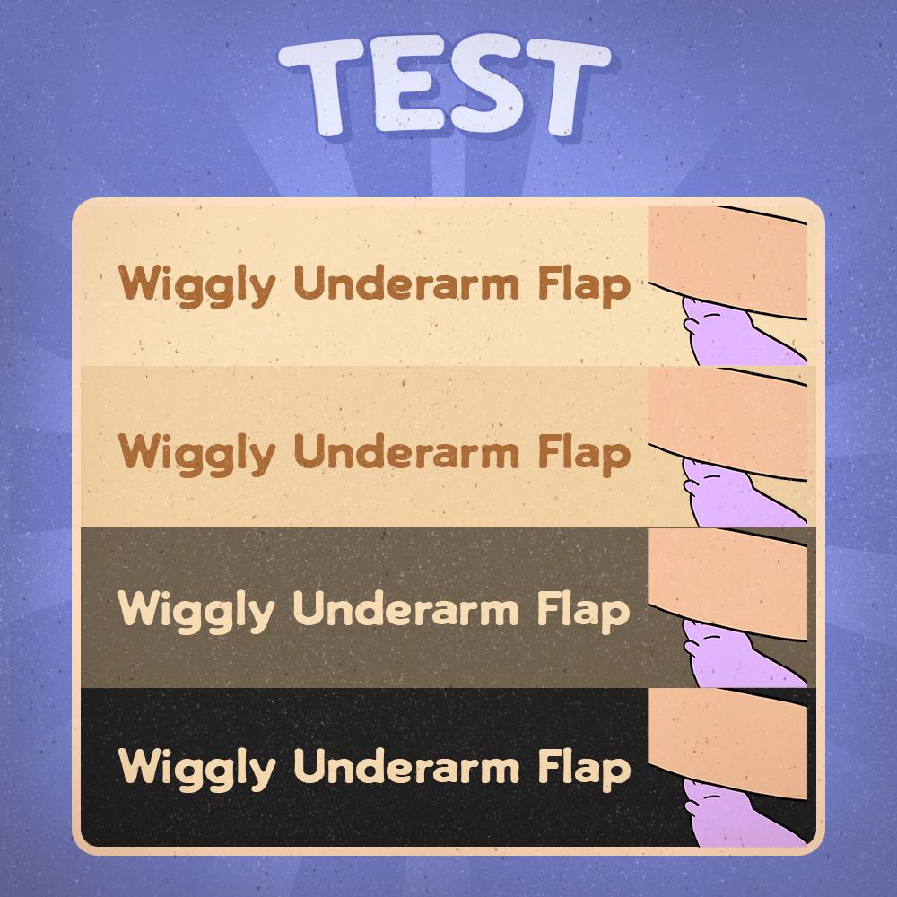 Wiggly Underarm Flap Animated Emote: Funny Twitch/discord/kick GIF - Etsy
