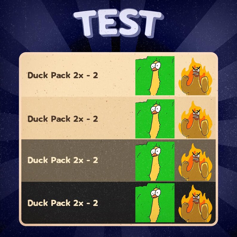 Kawaii Duck Animated Emote Pack für Twitch und Discord Angry Duck Meme ...