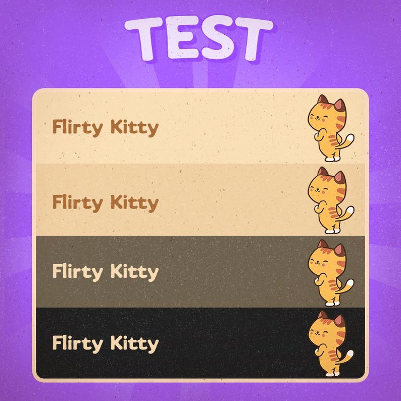 Kawaii Flirty Cat Animated Emote: Twitch/discord Vtuber GIF - Etsy