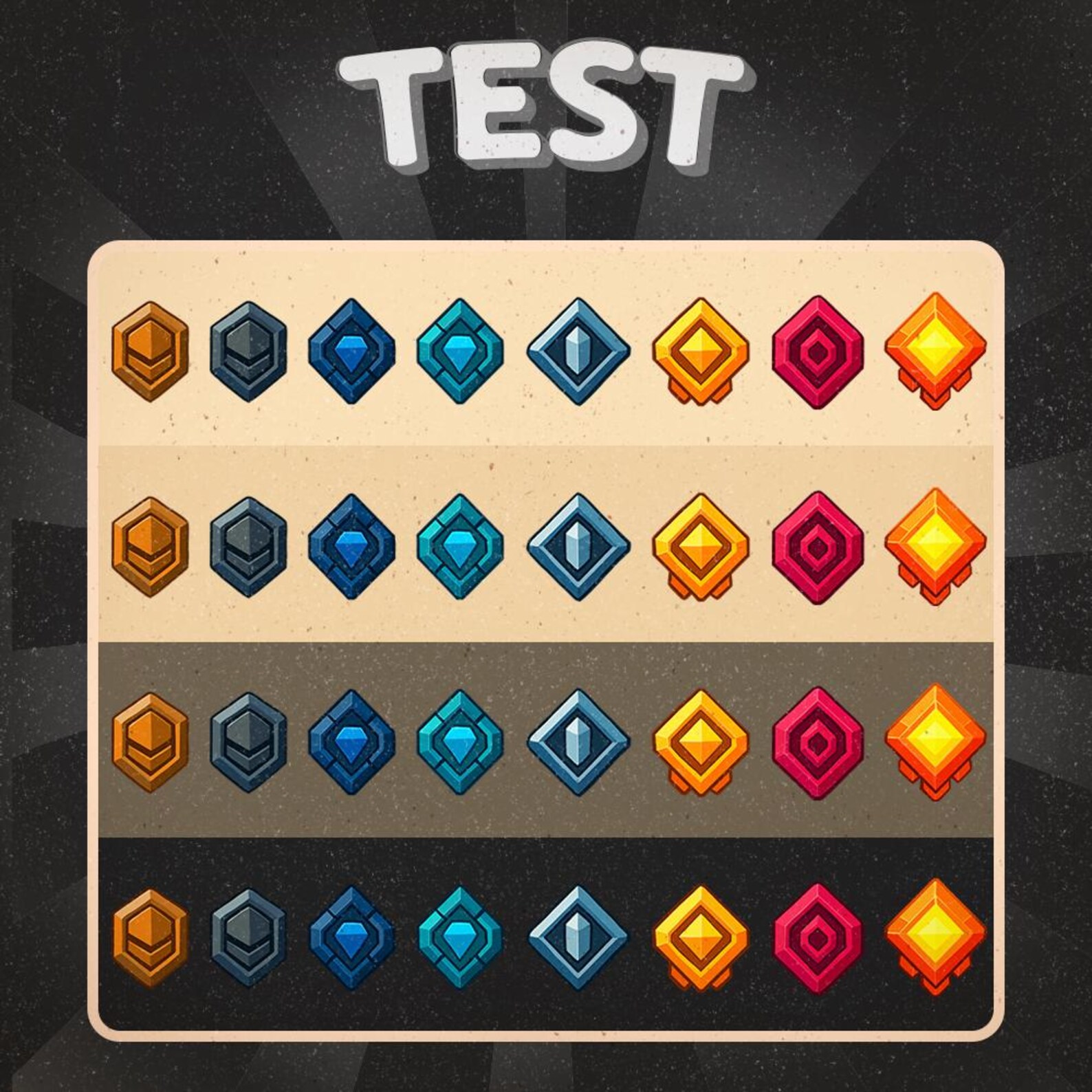 Kawaii Ranks Sub Badges for Twitch and Discord, Colorful Tiered Level ...