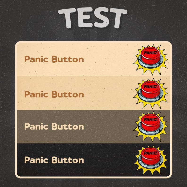 Kawaii Panic Button Animated Twitch Emote: Funny Streamer Reaction (GIF ...