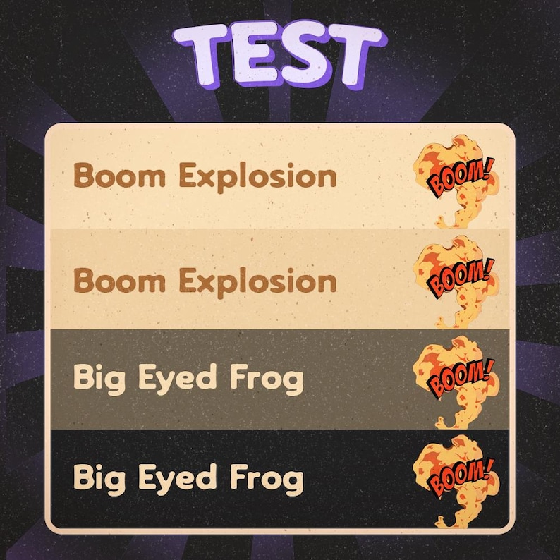 Boom Explosion Animated Emote: Retro Comic GIF for Twitch, Discord ...