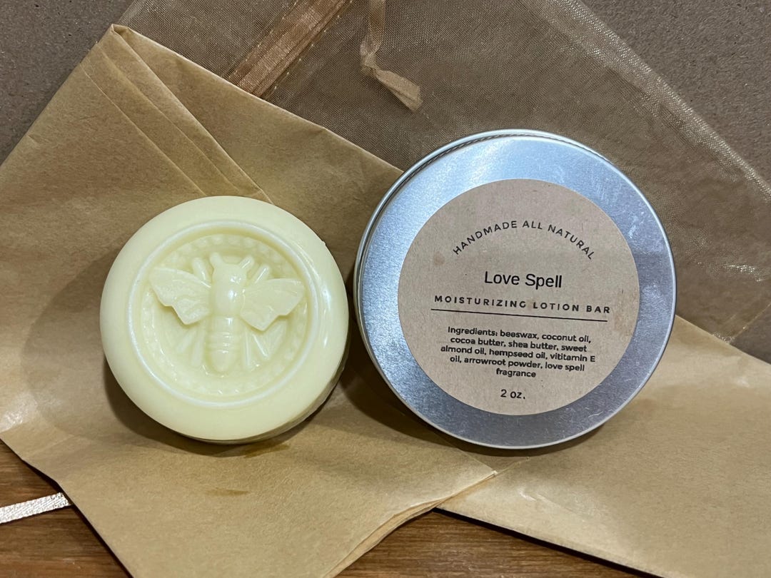Solid Hand Lotion Bar - Love Spell - Etsy