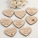 Funeral Favors, Personalized 2 Inch Round Wood Tokens for Celebration ...