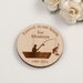 Funeral Favors, Personalized 2 Inch Round Wood Tokens for Celebration ...