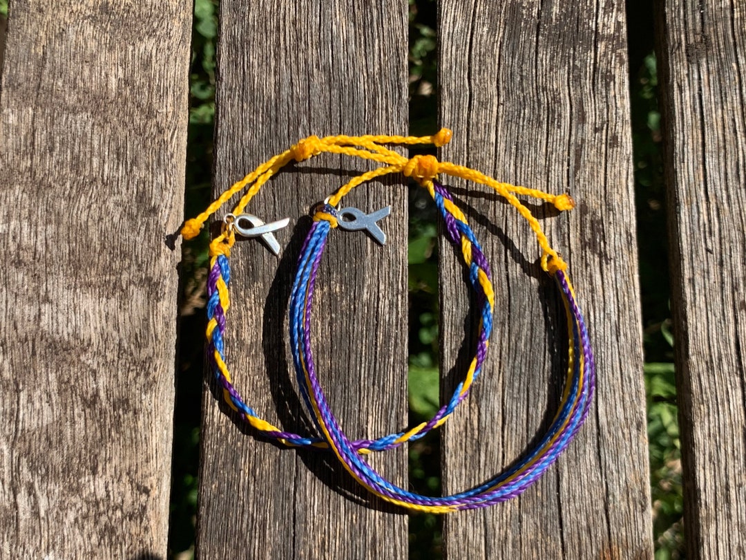 Bladder Cancer Awareness Bracelet - Waterproof and Adjustable - Etsy