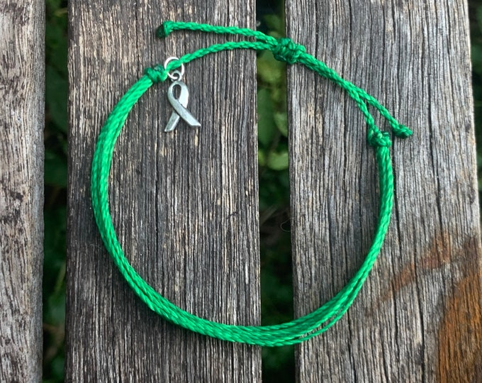 Gall Bladder/bile Duct Cancer Awareness Bracelet- Waterproof and ...