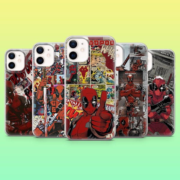 Deadpool iPhone Case - Etsy