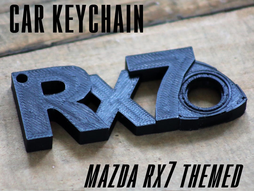 Mazda RX7 Rotary Engine Keychain – JDM Car Key Chain Gift – Wankel ...