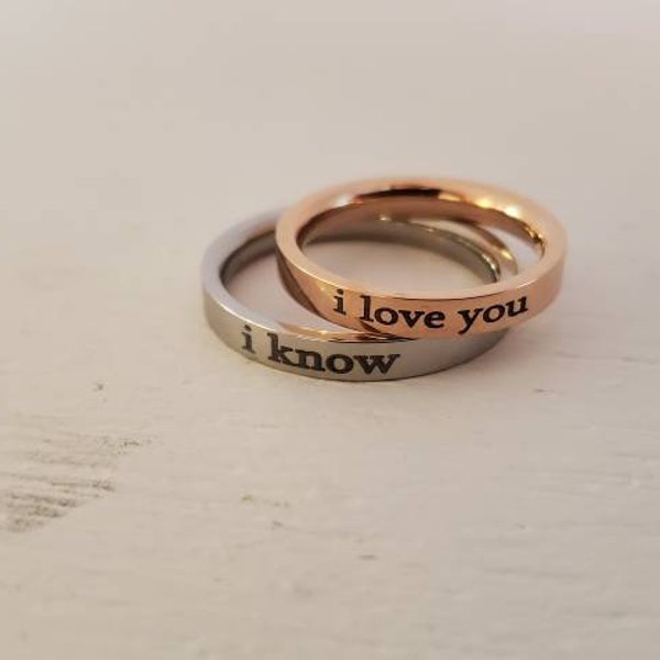 I Love You Ring - Etsy