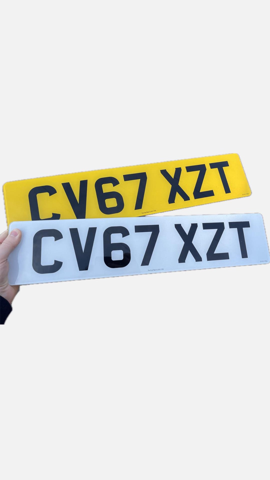 2D Standard Number Plates - Etsy