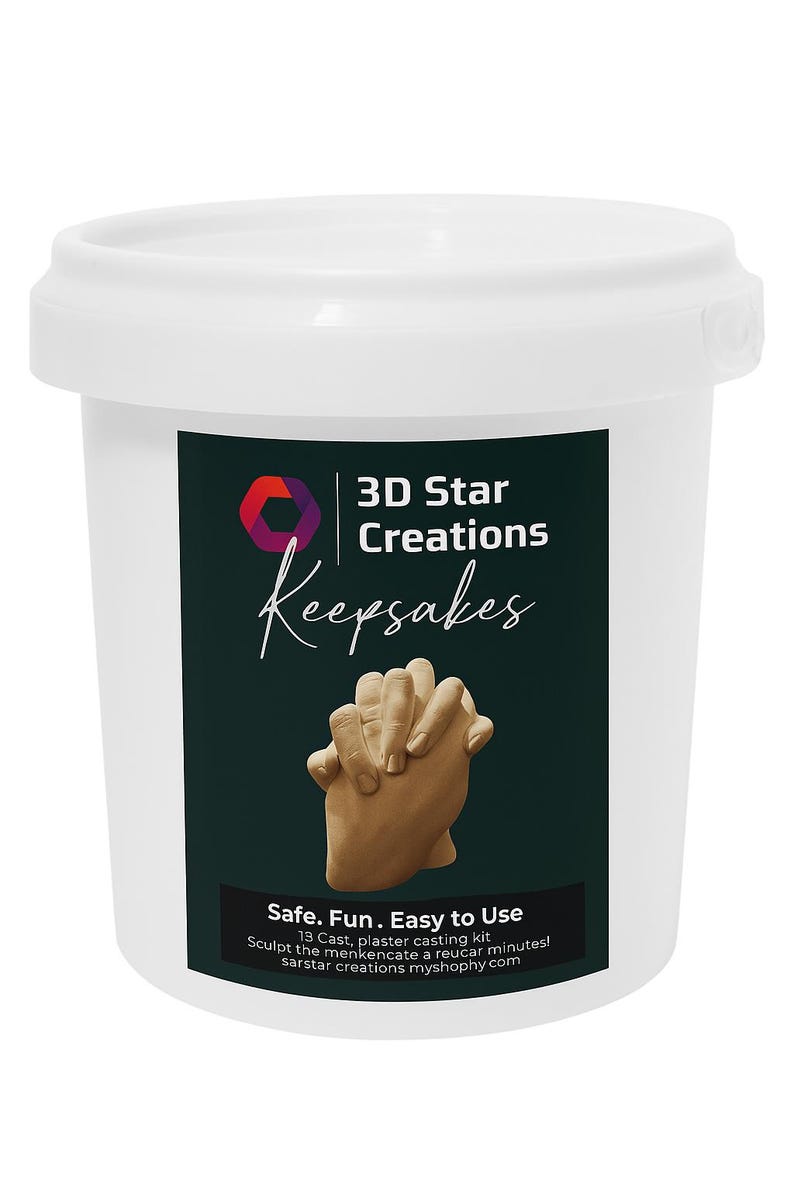 Hand Casting Kit Couples , Hand Mold Kit for Adults & Kids, Anniversary ...