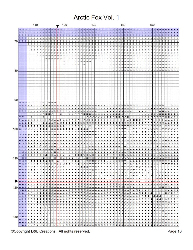 Arctic Fox Vol. 1 Cross Stitch Chart - Etsy