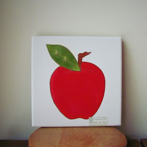 Apple Ceramic Tiles - Etsy