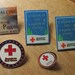 5 Vintage Red Cross Pins Lapel Pin American Red Cross Metal - Etsy