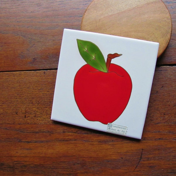 Apple Ceramic Tiles - Etsy
