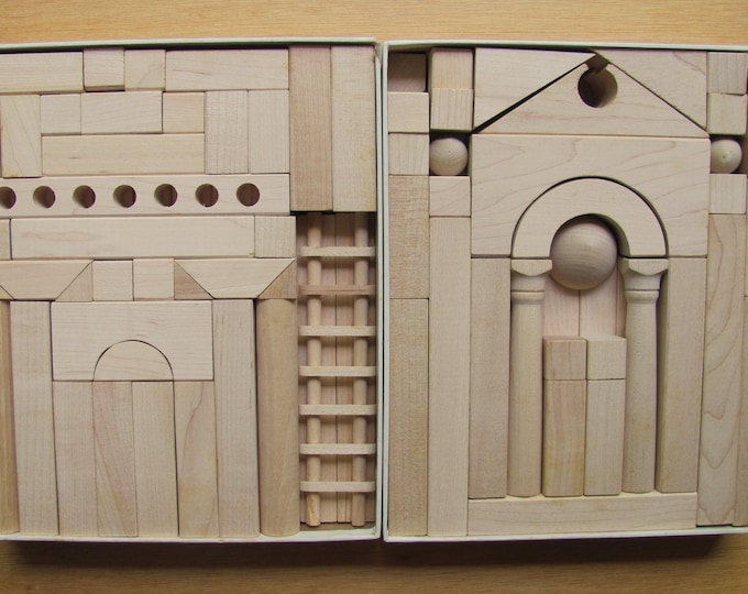 Archiblocks Wood Blocks Desktop Classics Architectural Building Play ...