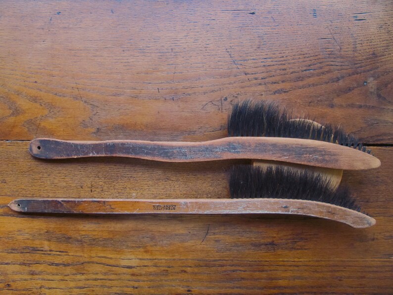 2 Drafting Brushes Long Wooden Handles Engineer Brush Duster Artist ...