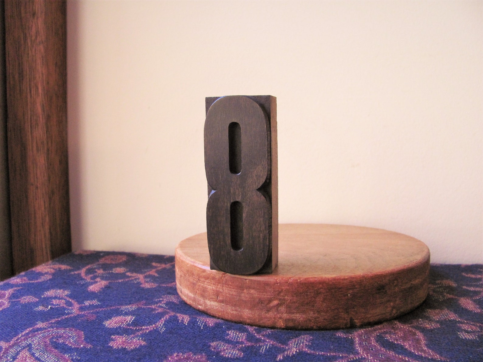 Vintage Printers Block Number 8 Tall 3 Letterpress - Etsy