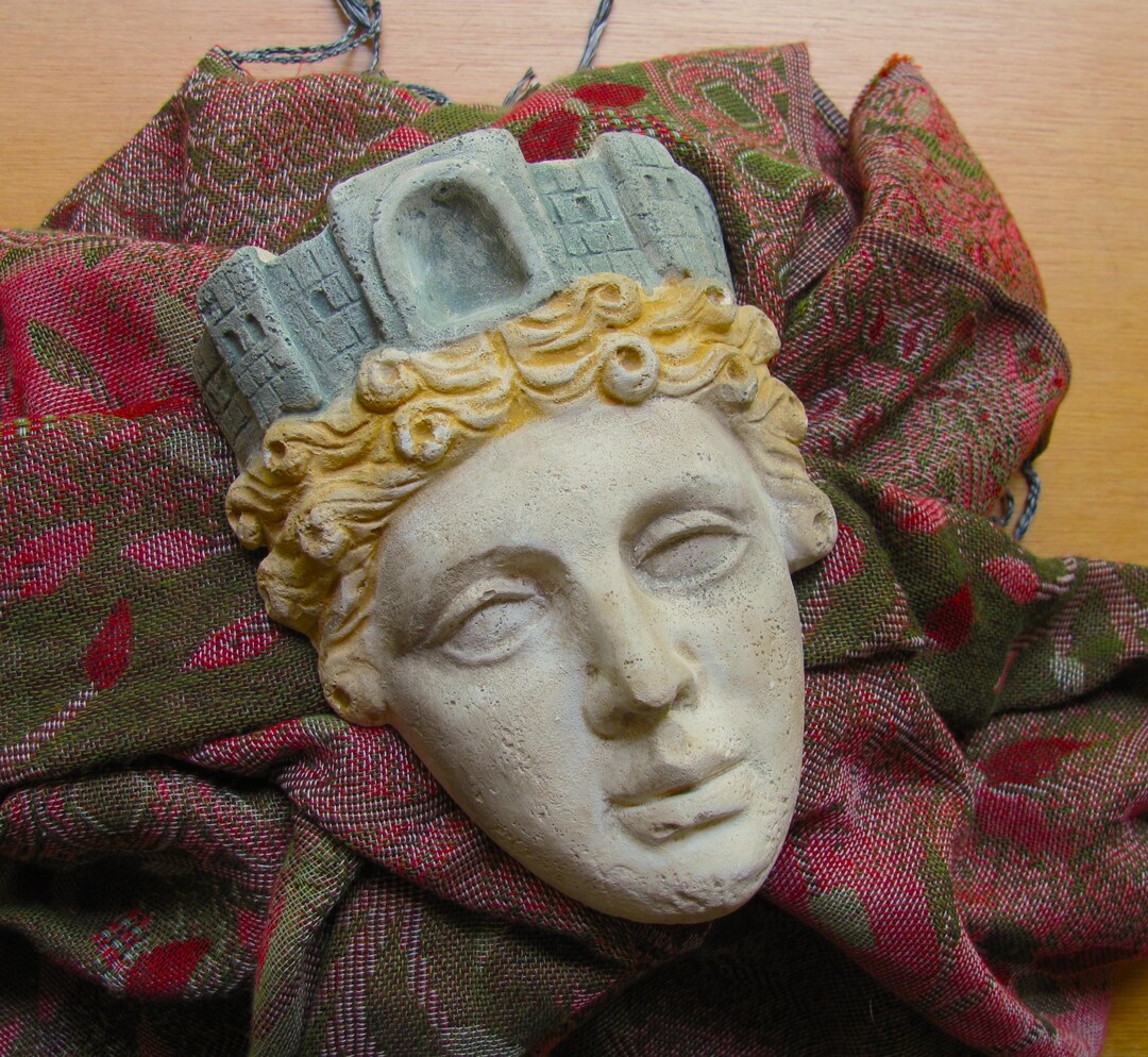 Athena Goddess Athens Ergani Greek Myth Face Wall Art Greece Handmade ...