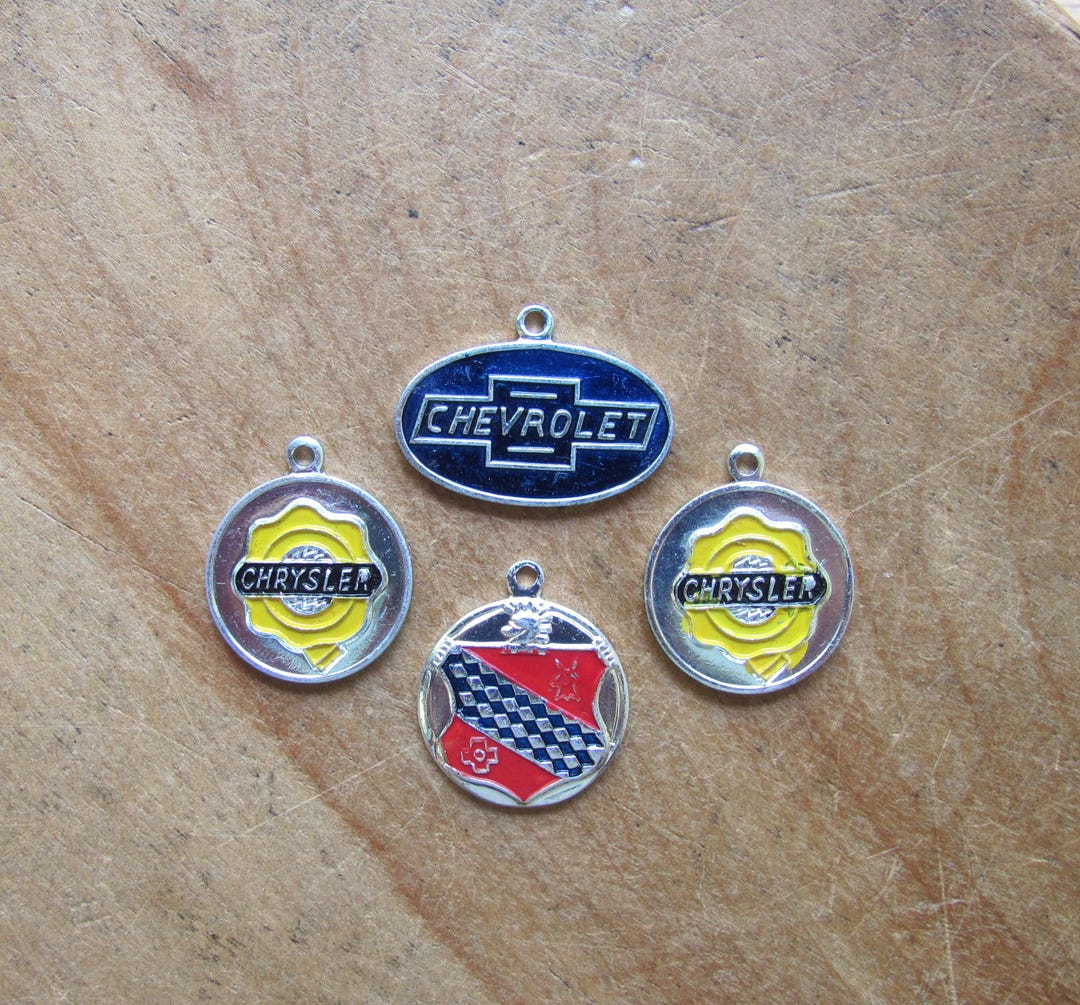 Car Emblems Cracker Jack Prizes Charm Tags Gum Ball Machine Chevrolet ...