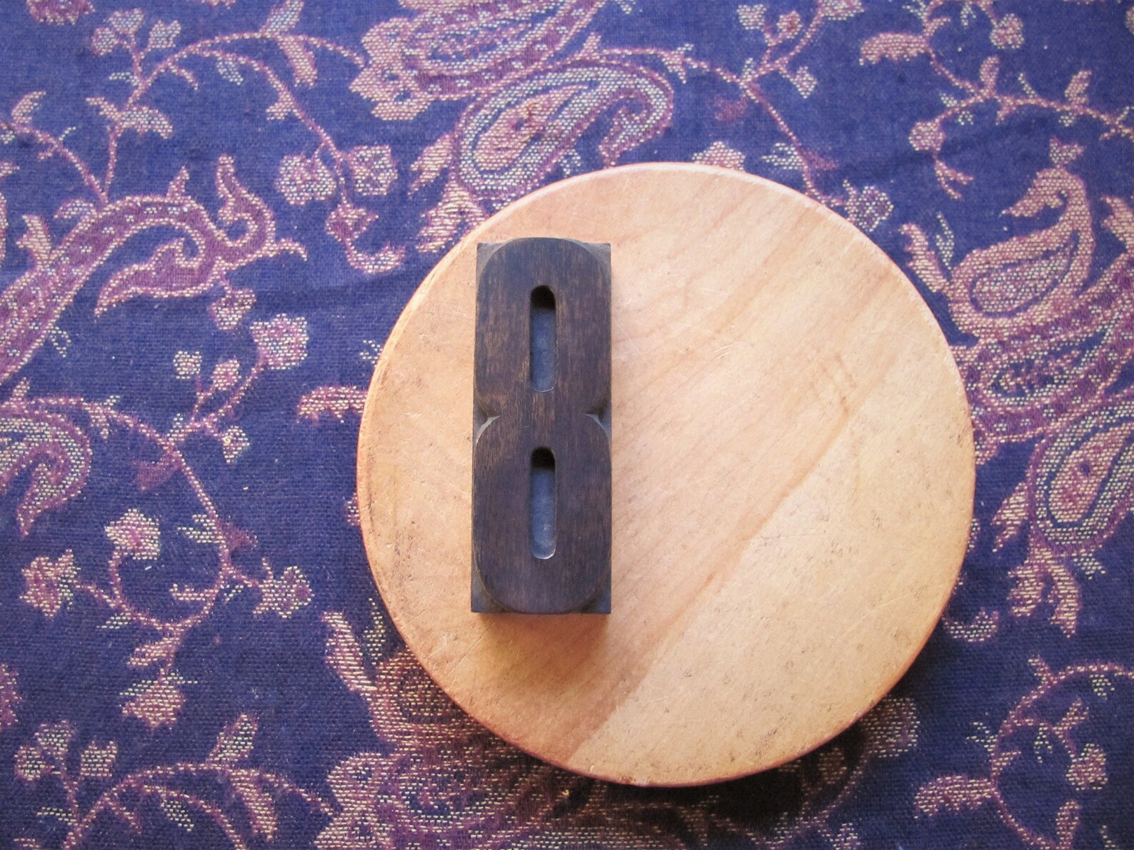 Vintage Printers Block Number 8 Tall 3 Letterpress - Etsy