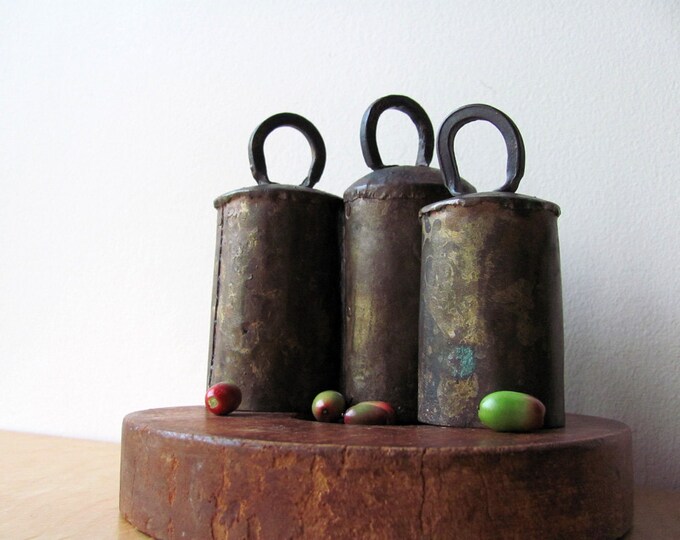 Set of Cow Camel Goat Bells Metal With Handle Original Clapper - Etsy
