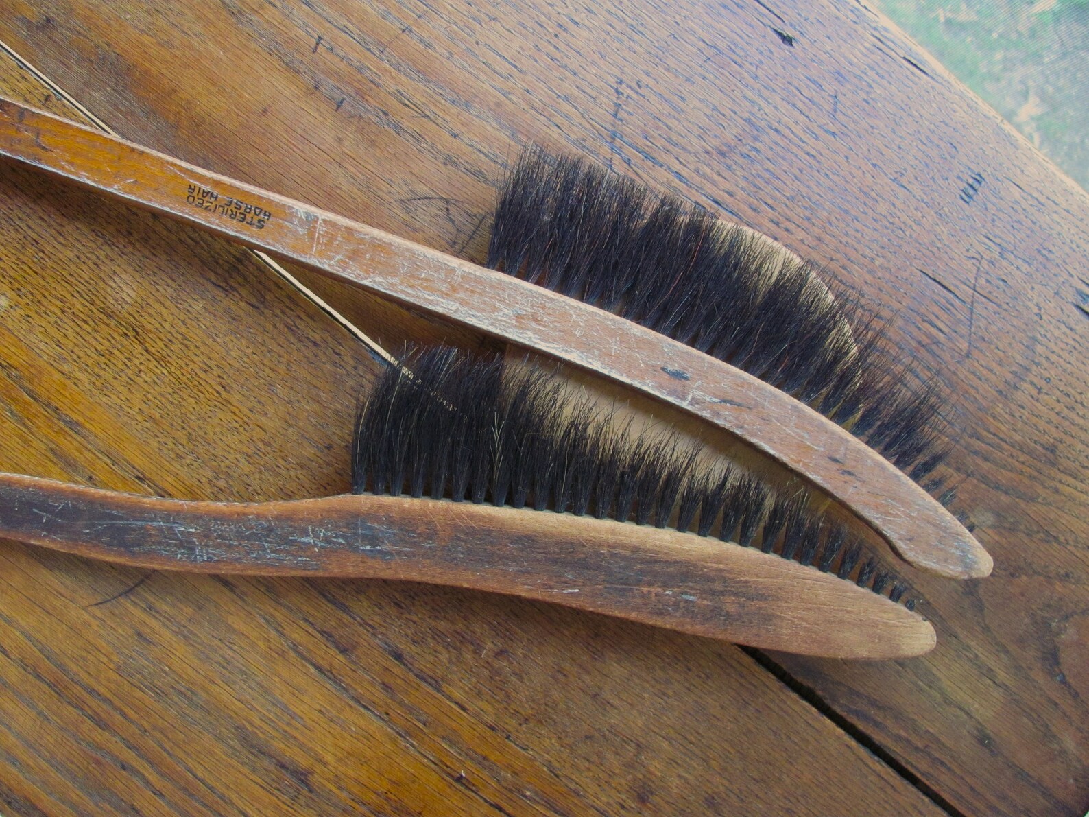 2 Drafting Brushes Long Wooden Handles Engineer Brush Duster Artist ...