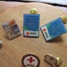 5 Vintage Red Cross Pins Lapel Pin American Red Cross Metal - Etsy