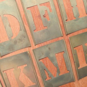 Reese's Brass Stencils Letters Symbols Ampersand Metal Alphabet ...