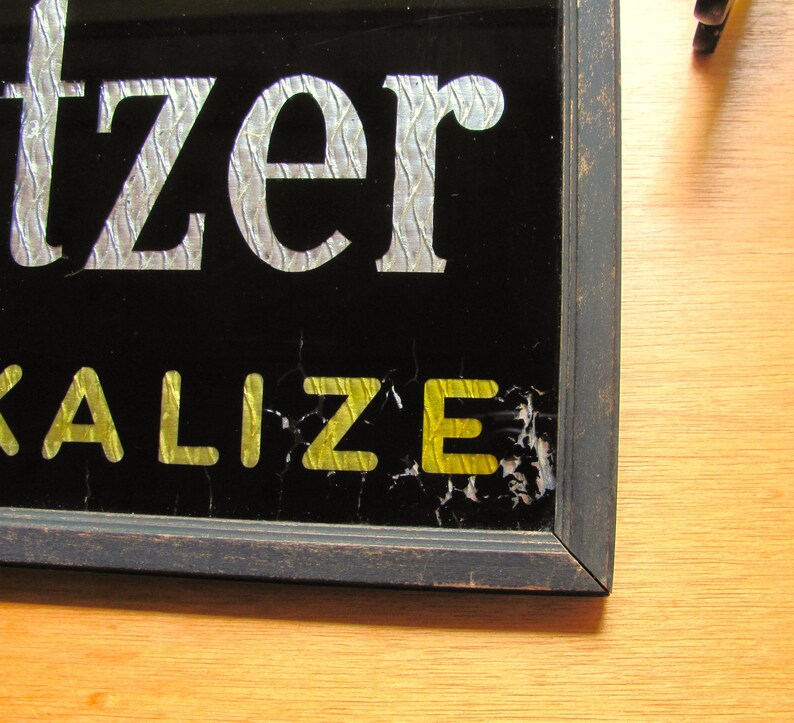 Alka Seltzer Be Wise Drug Store Advertisement Sign Alkalize Pharmacy ...