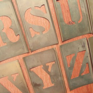 Reese's Brass Stencils Letters Symbols Ampersand Metal Alphabet ...