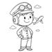 Pilot Coloring Book: Airplane & Aviation Art - 25 Procreate Pages ...