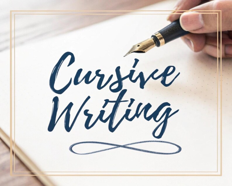 Cursive Writing Book | Printable Handwriting Workbook | A–Z Cursive ...