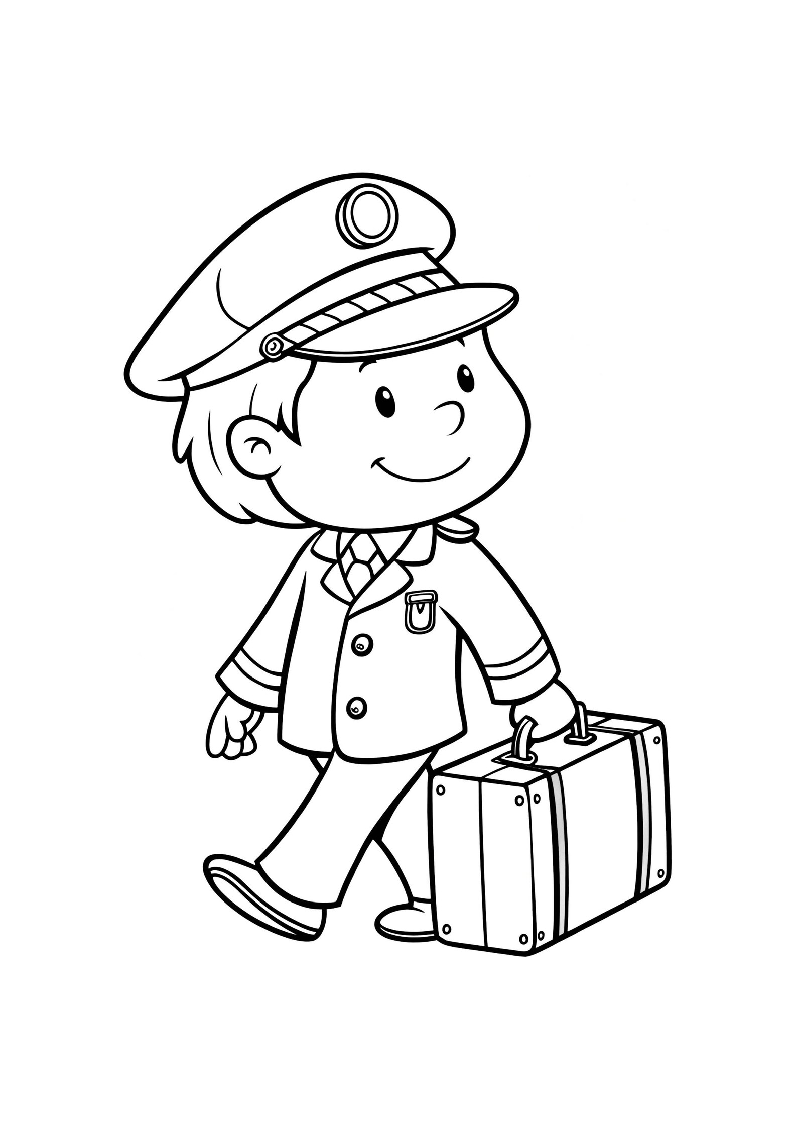 Pilot Coloring Book: Airplane & Aviation Art - 25 Procreate Pages ...