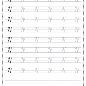 Cursive Writing Book | Printable Handwriting Workbook | A–Z Cursive ...