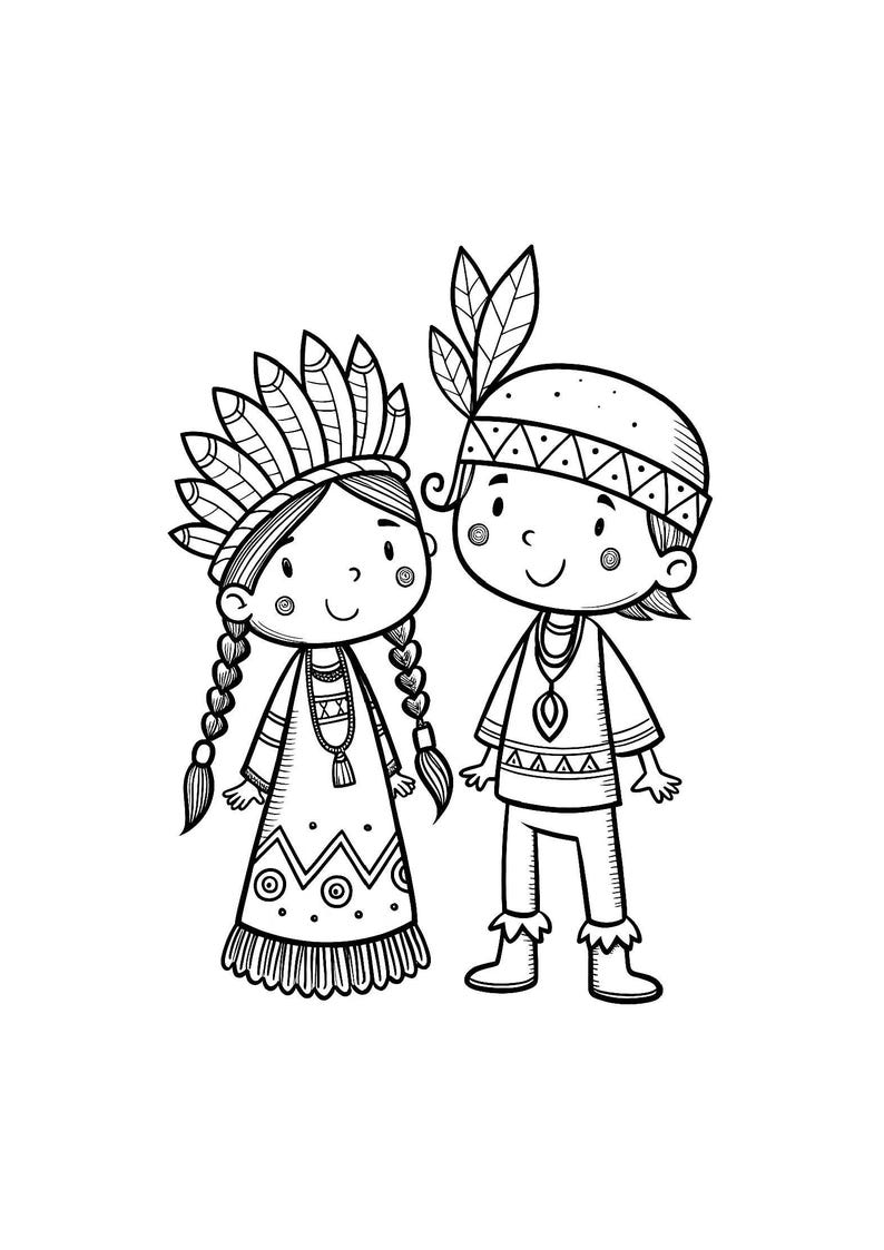 Native Culture Coloring Book: 20 Indigenous Art Pages (printable PDF ...