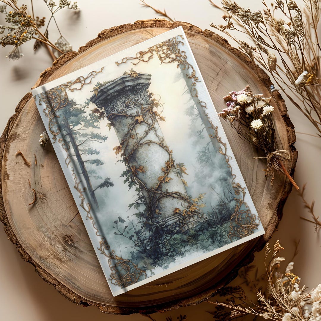 Woodland Pillar Forest Journal | Mystical Nature Notebook | Vintage ...