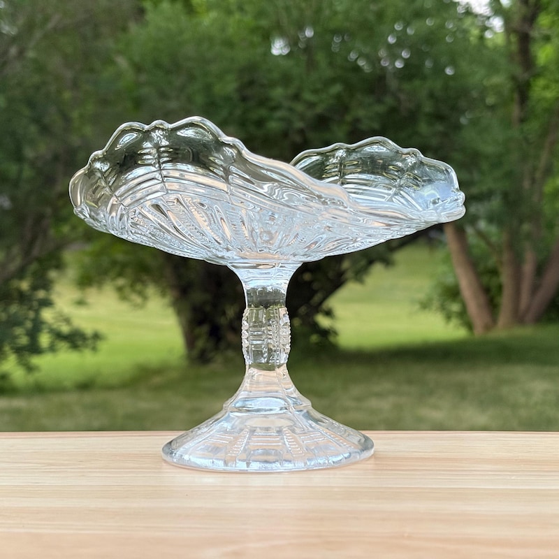Antique Small Glass Dish - Etsy