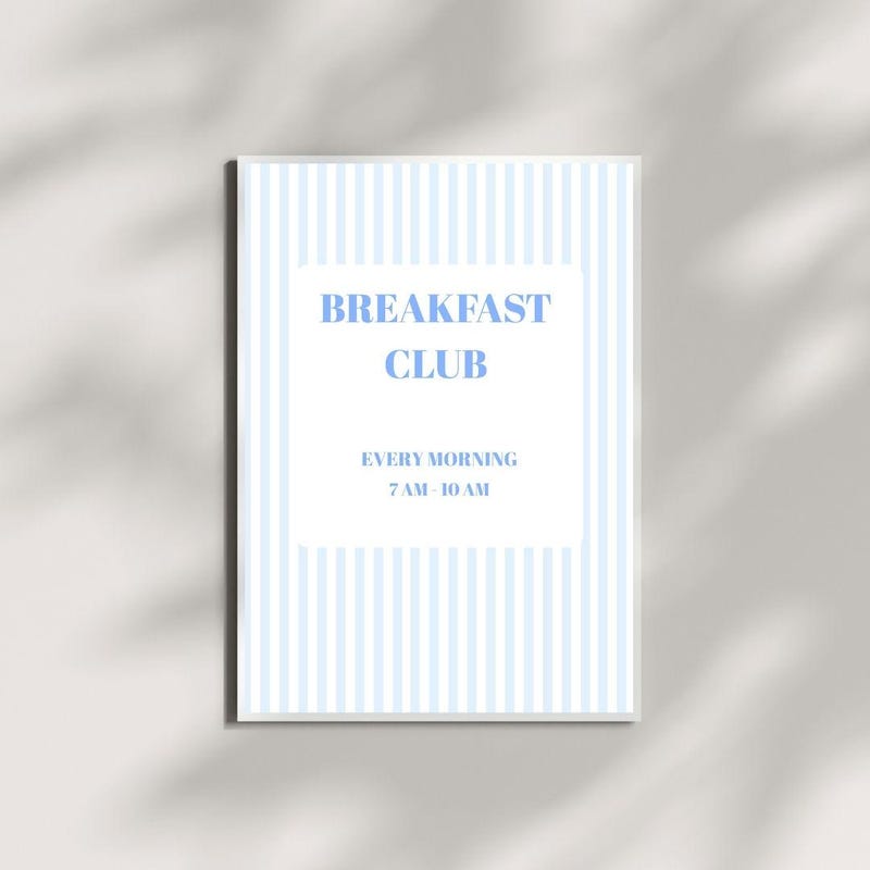 Breakfast Club - Etsy