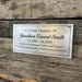 Personalized Memorial Plaque: Engraved Aluminum Grave Marker - Etsy