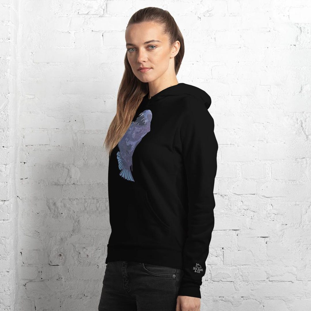 Sea Devil With Embroidered Logo Unisex Hoodie - Etsy