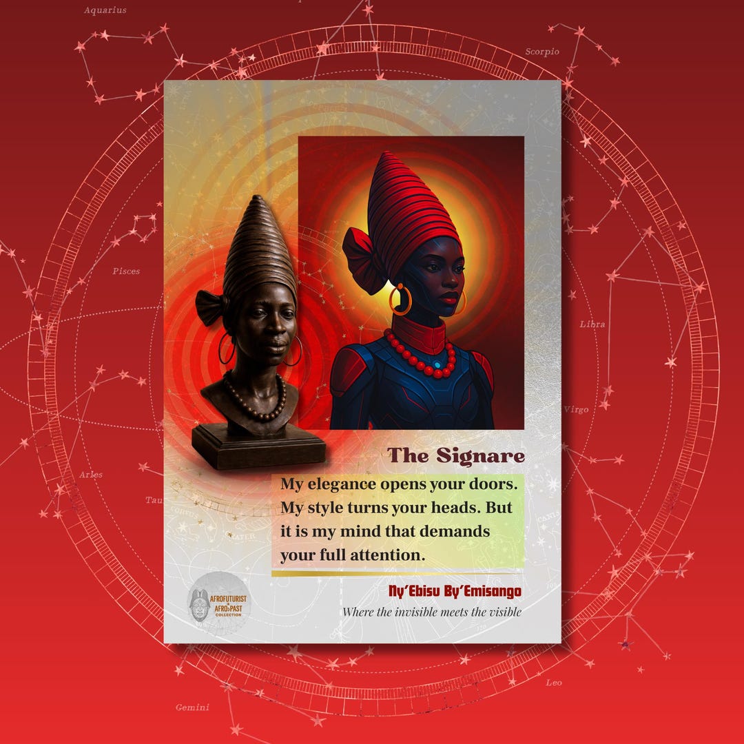 AF01B06A - Afrofuturist Signare Inspired by the Signares of Senegal - Etsy