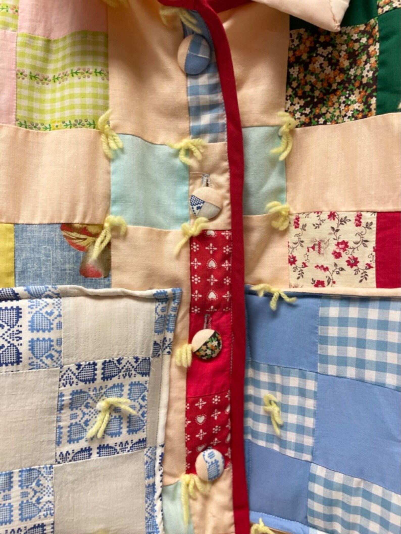 Upcycled Quilt Coat, Adult Crop Length, L/XL - Etsy