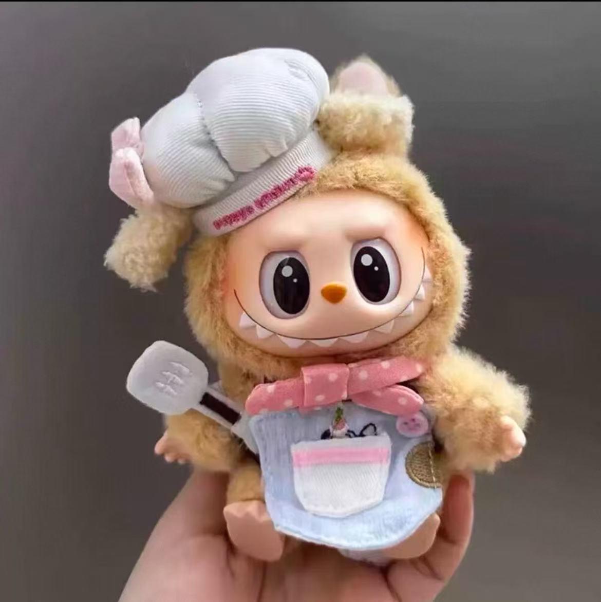 Chef - Themed Labubu Doll Outfit | Cute Apron, Hat & Spatula Set - Etsy