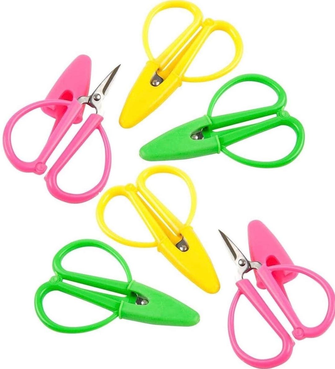 Super Snips Mini Scissors Yellow Pink Green (color at Random) - Etsy
