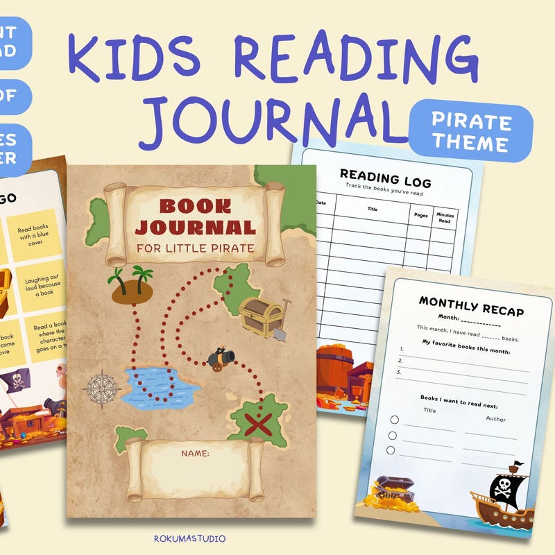 Pirate Themed Notebook - Etsy