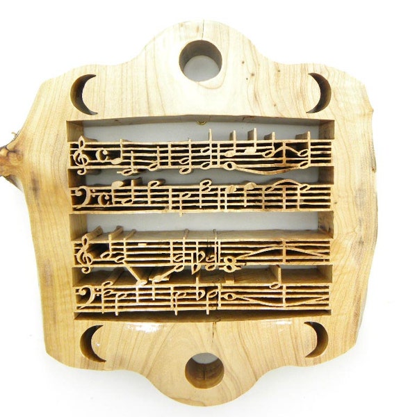 Music Notes Sculpture Wall Art - Etsy